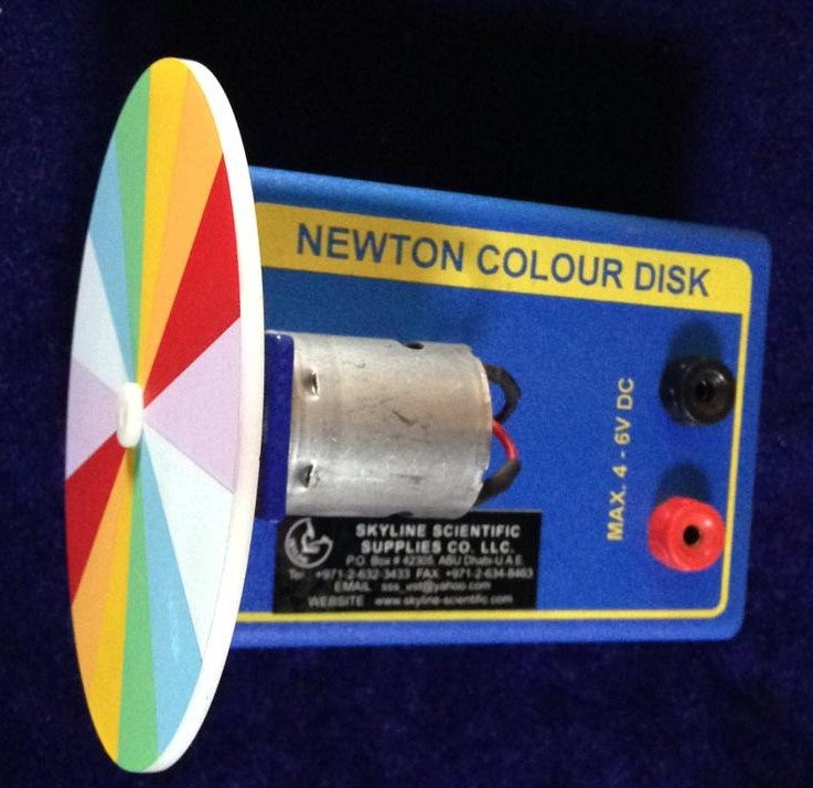 Newton's Colour Disc With Motor - Small – Skyline Educational Labs